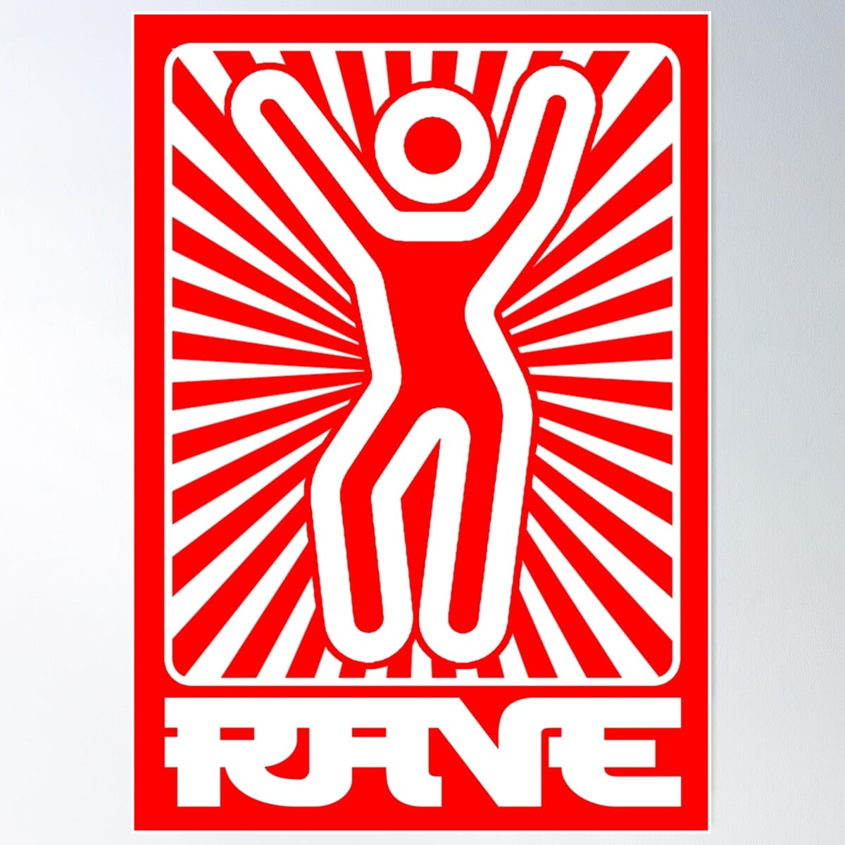 Rave Poster Wall Art, Modern Wall Decor For Living Room Bedroom, 12x18 ...