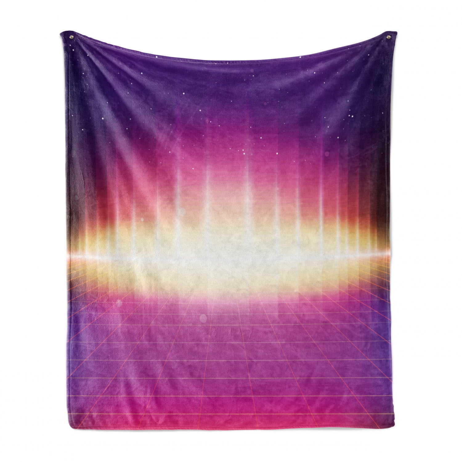 Rave Soft Flannel Fleece Blanket, 80s Retro Sci-Fi Background Retro ...