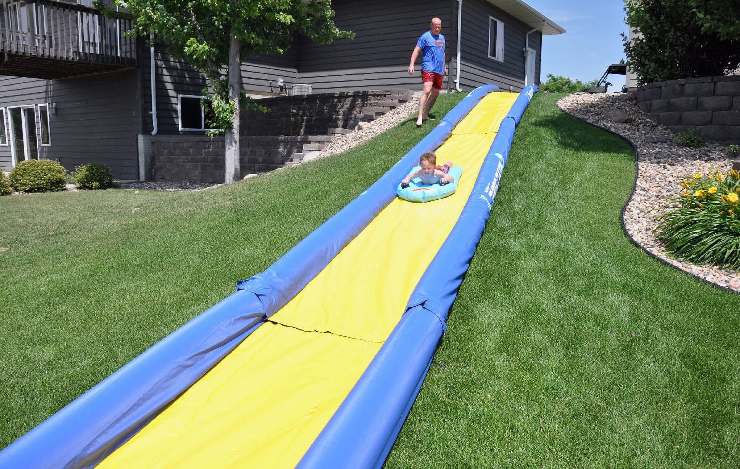 Rave Sports 02442 Turbo Chute 20' Commercial Strength Water Slide ...