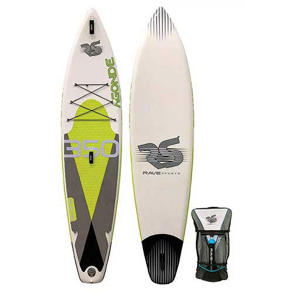 Rave Sports Agonde 350 11’6” iSUP Borealis Lime Inflatable Stand Up ...