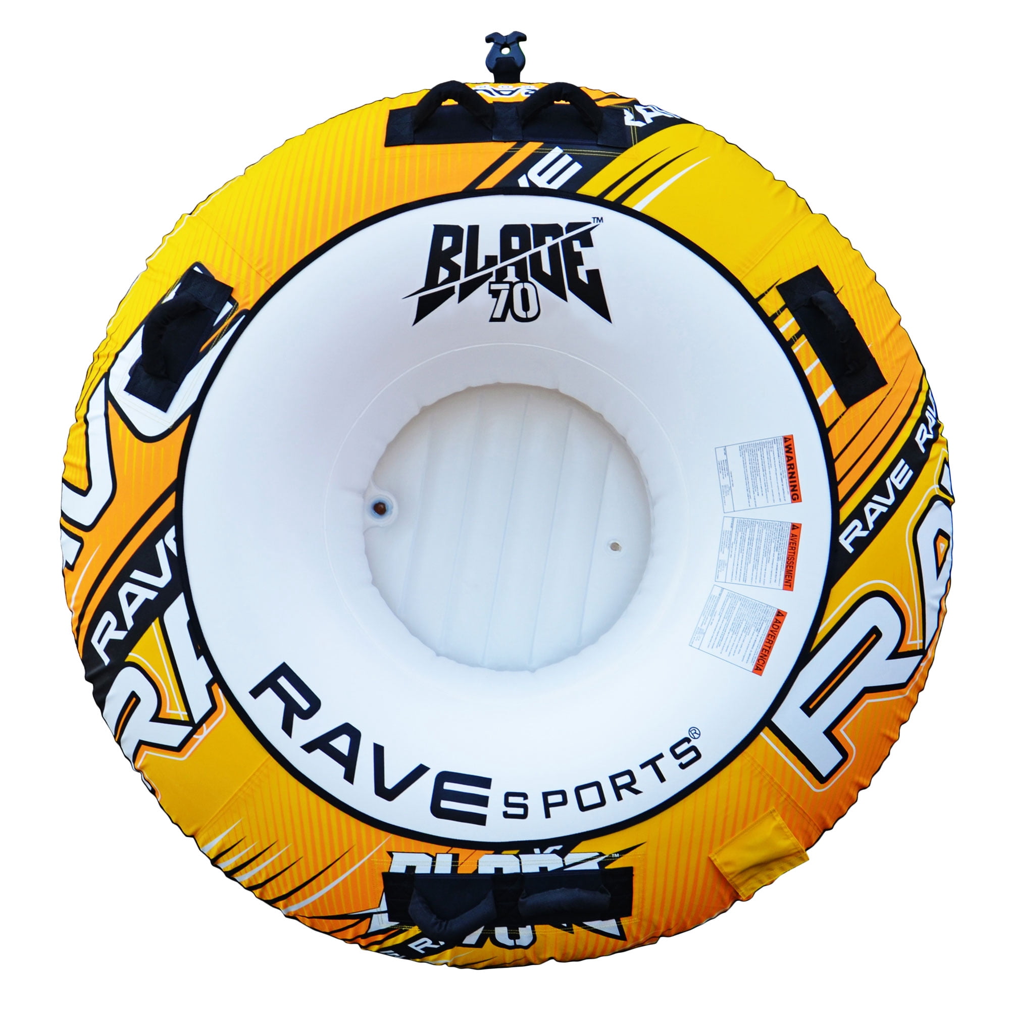 Rave Sports Blade 70 Inch 2 Rider Inflatable Boat Towable Double Water ...