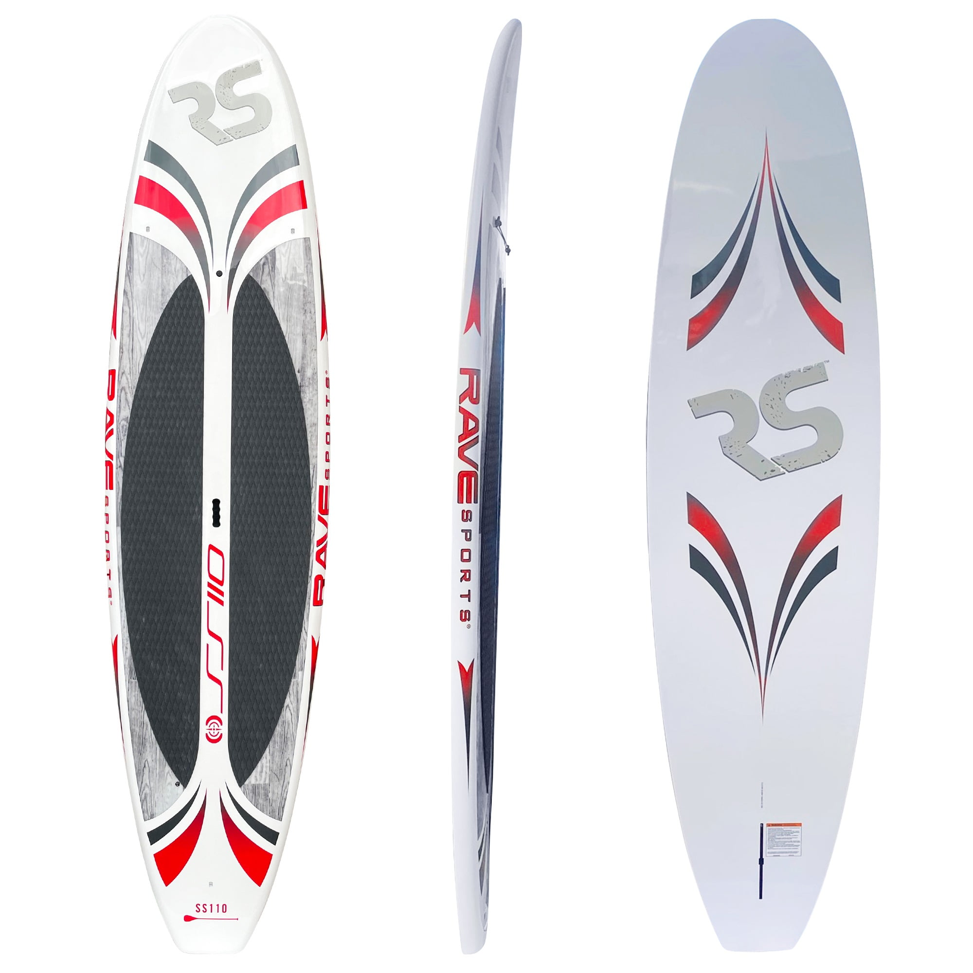 Rave Sports Shoreline Series SS110 SUP Driftwood in Red - Walmart.com