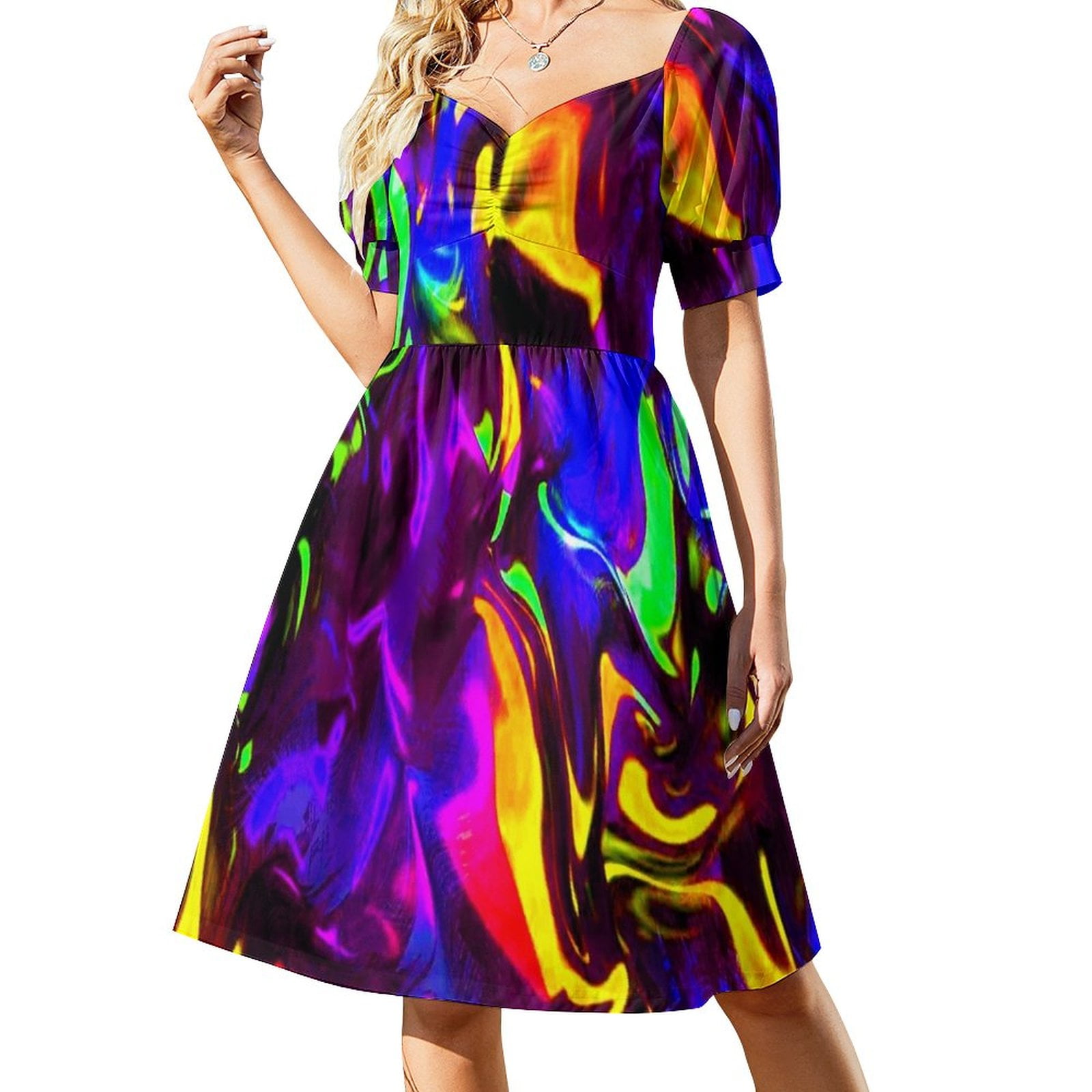 Rave of Glow Stick Fire Dress party dress women elegant luxury dresses ...