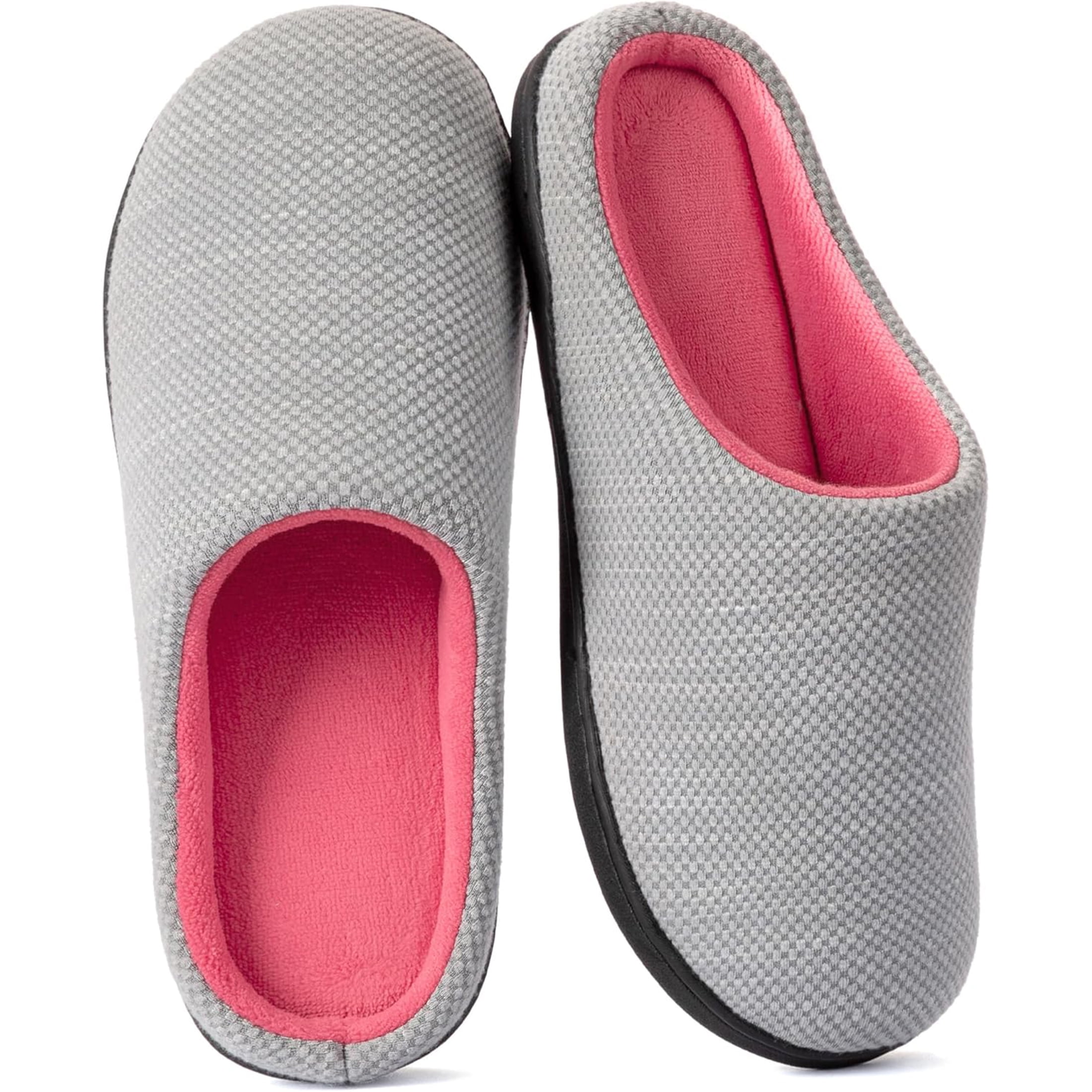 Ravelier Women's Knit Dual-Tone Memory Foam Slipper - Walmart.com