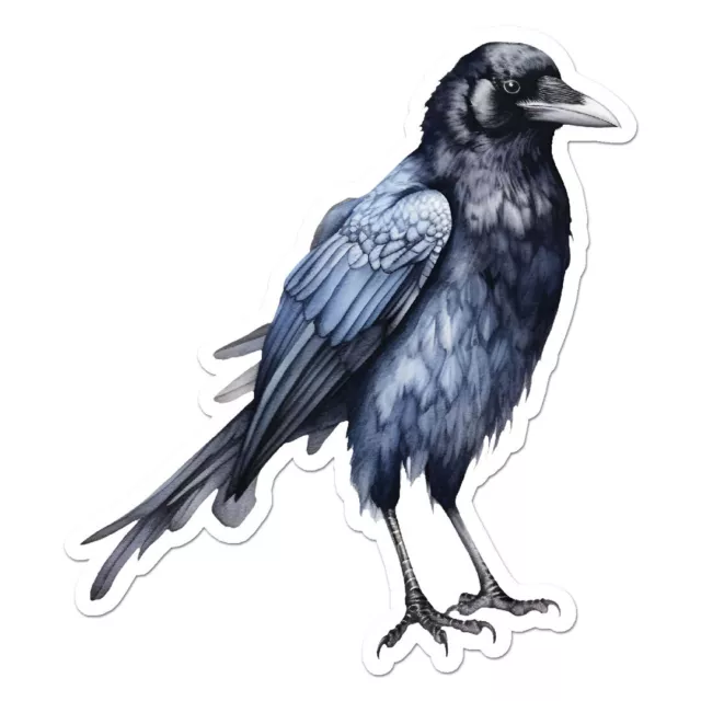 Raven Crow Sticker Phone Decal Water Bottle Stickers Car Decals, Laptop ...