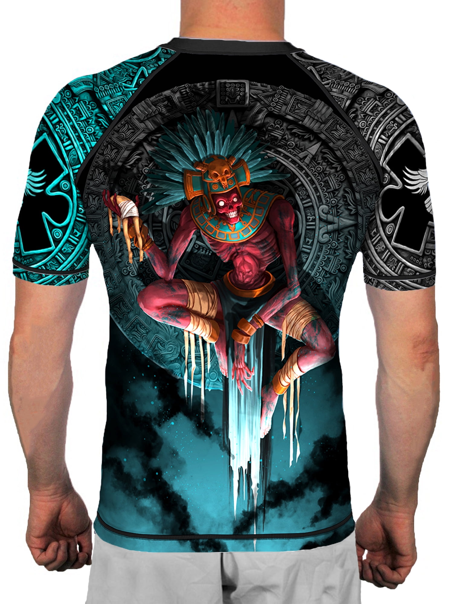 Raven Fightwear Men's Aztec Lord of the Underworld Mictlantecuhtli ...