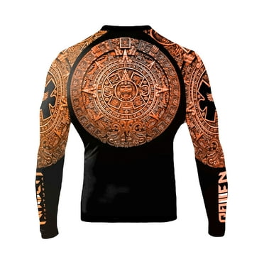 Raven Fightwear Men's Aztec Ranked Jiu Jitsu BJJ Rash Guard Short ...