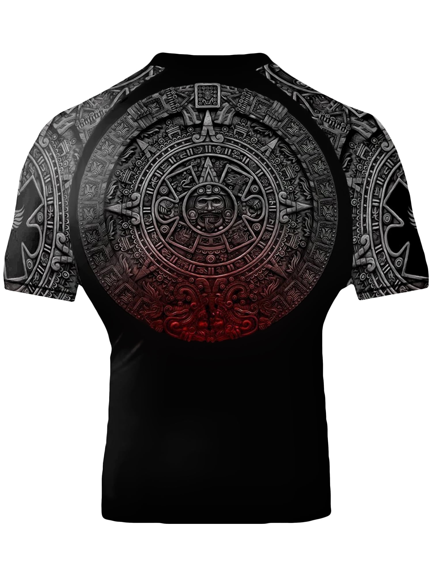 Raven Fightwear Men's Aztec Ranked Jiu Jitsu BJJ Rash Guard Short ...