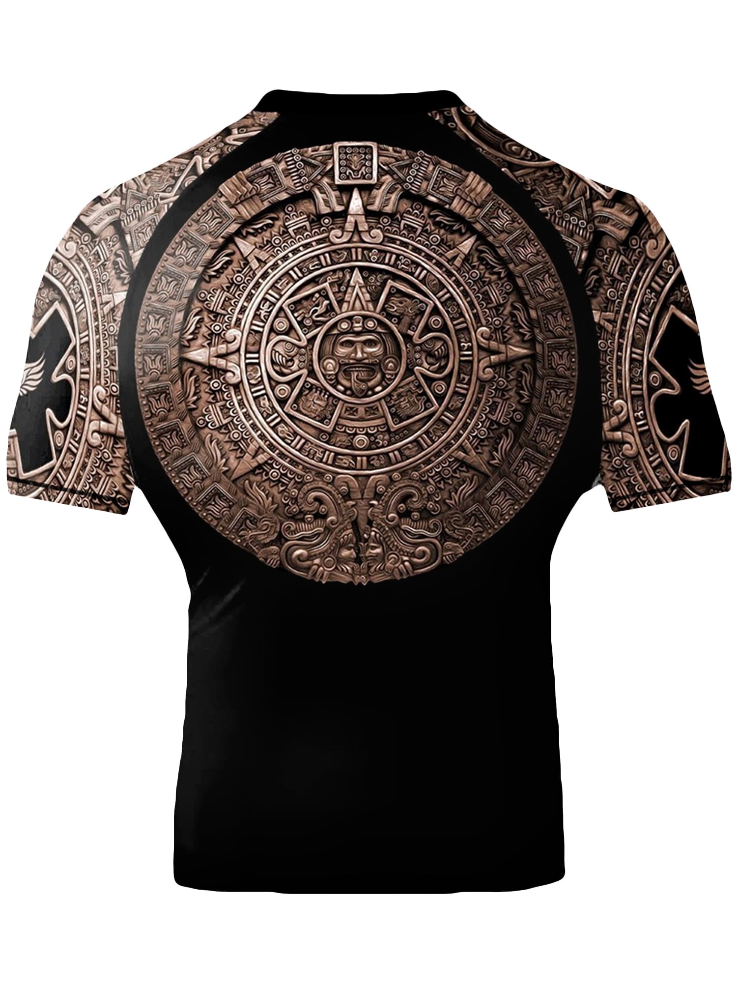 Raven Fightwear Men's Aztec Ranked Jiu Jitsu BJJ Rash Guard Short ...