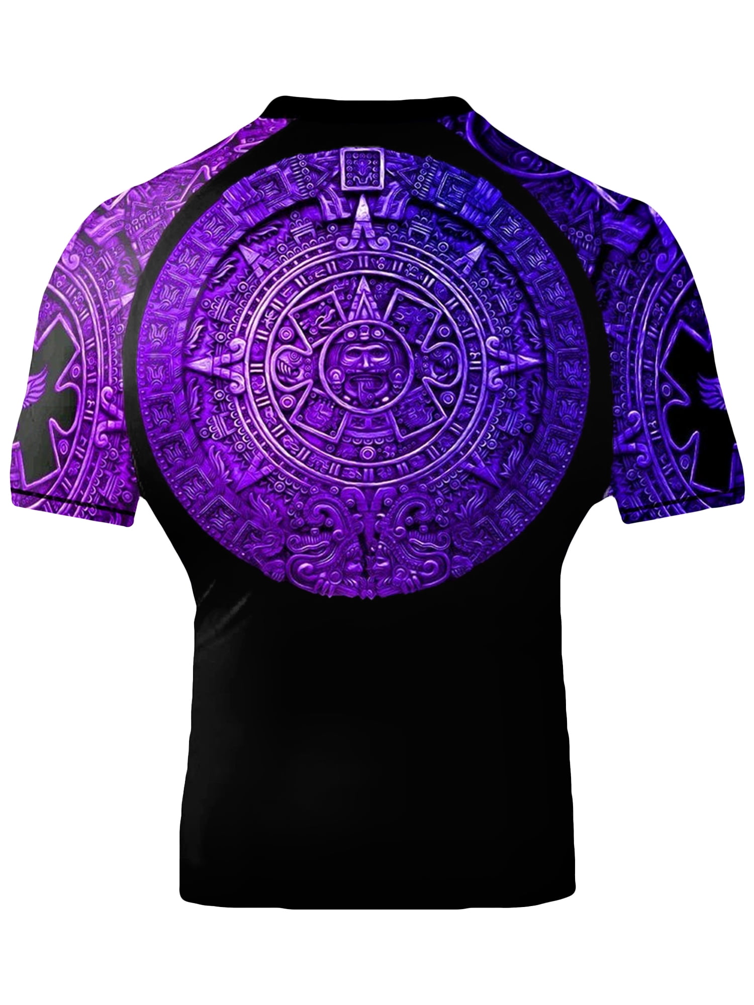 Raven Fightwear Men's Aztec Ranked Jiu Jitsu BJJ Rash Guard Short ...