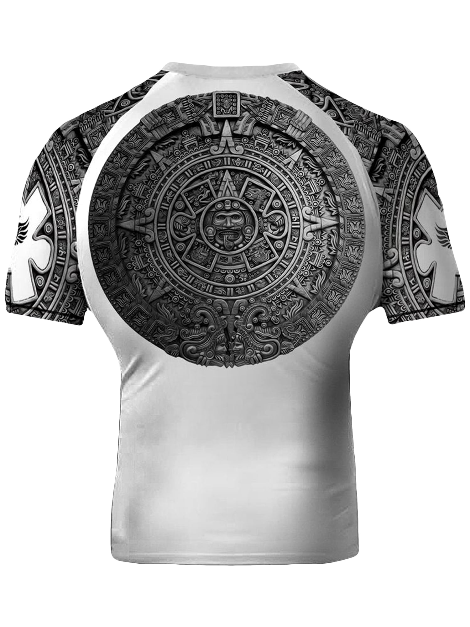 Raven Fightwear Men's Aztec Ranked Jiu Jitsu BJJ Rash Guard Short ...