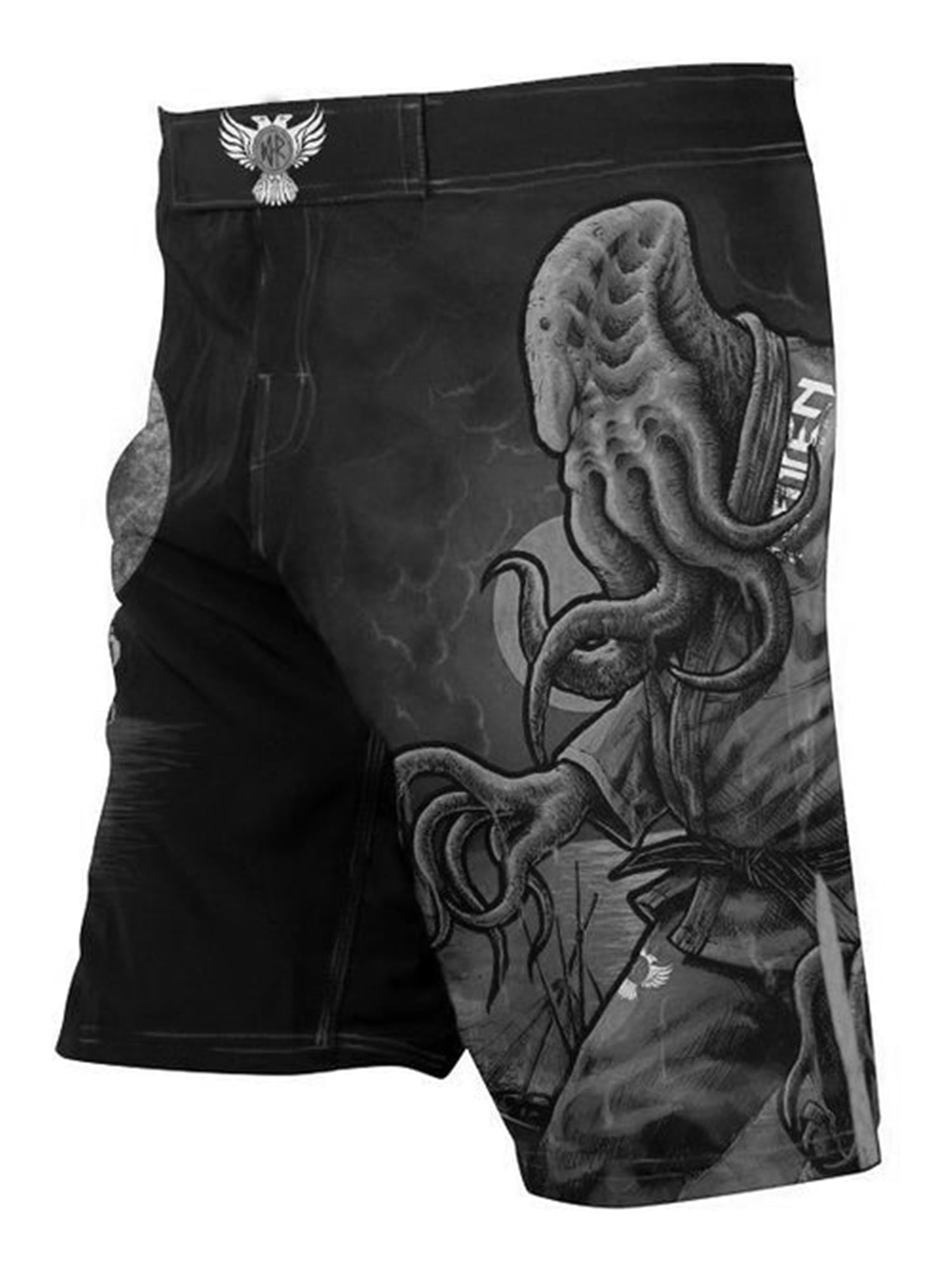 Raven Fightwear Men's BJJ Horror Cthulhu MMA Shorts BJJ Black Edition ...