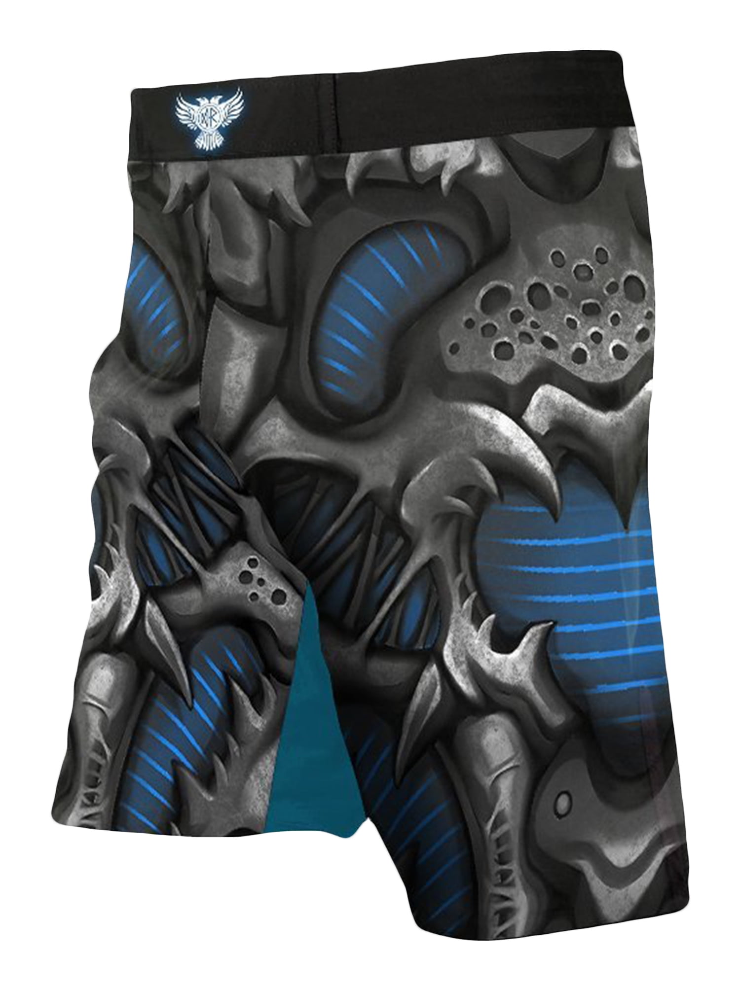 Raven Fightwear Men's Biomechanical MMA Shorts BJJ Blue - Walmart.com
