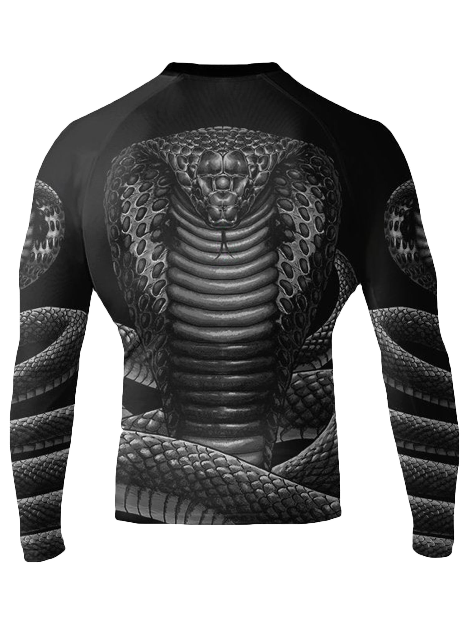 Raven Fightwear Men's Cobra BJJ Rash Guard MMA Black/Grey - Walmart.com