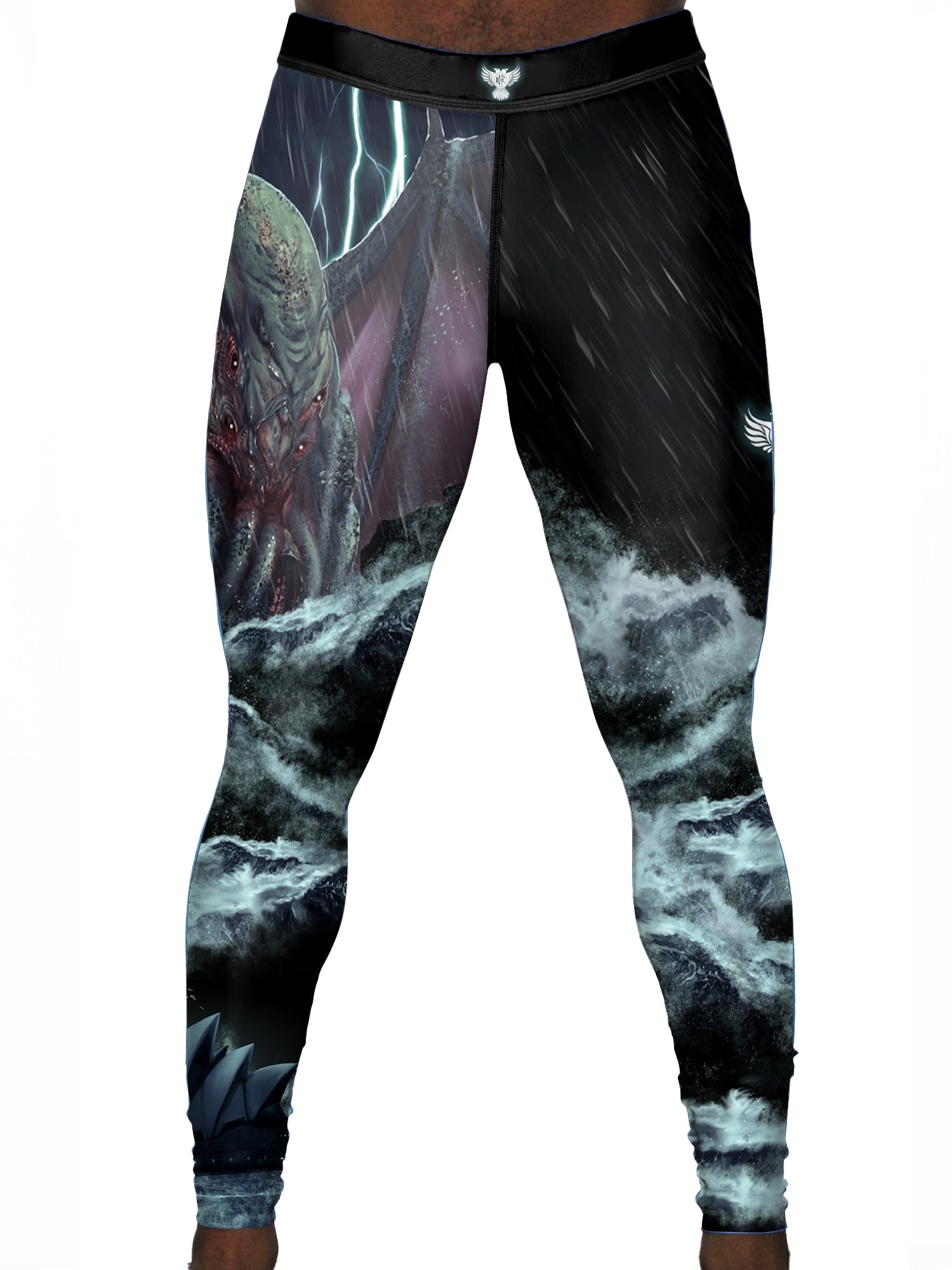 Raven Fightwear Men's Cthulhu Rises Spats MMA BJJ Black - Walmart.com