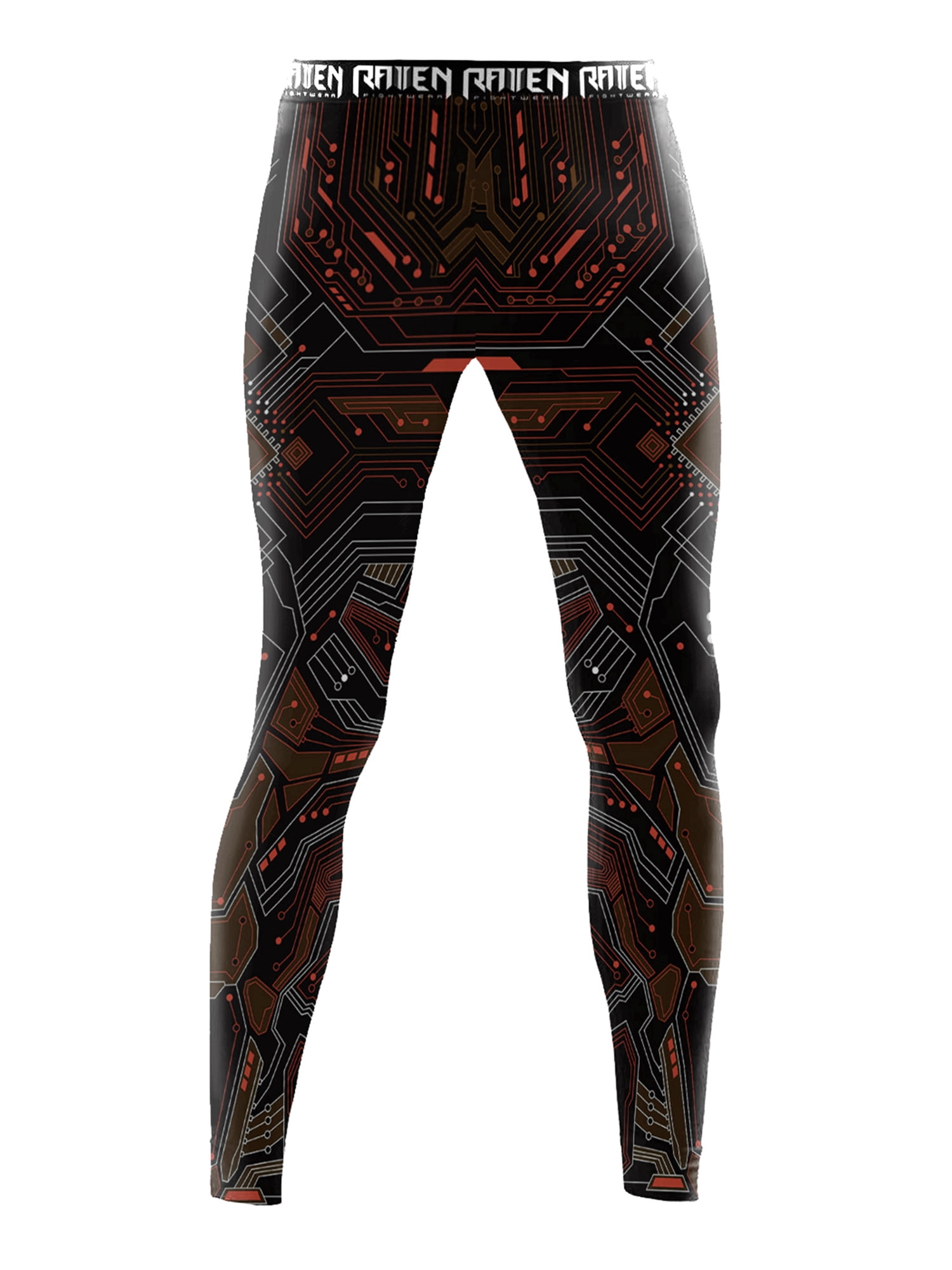 Raven Fightwear Men's Cybernetic Leggings Spats MMA BJJ Brown - Walmart.com