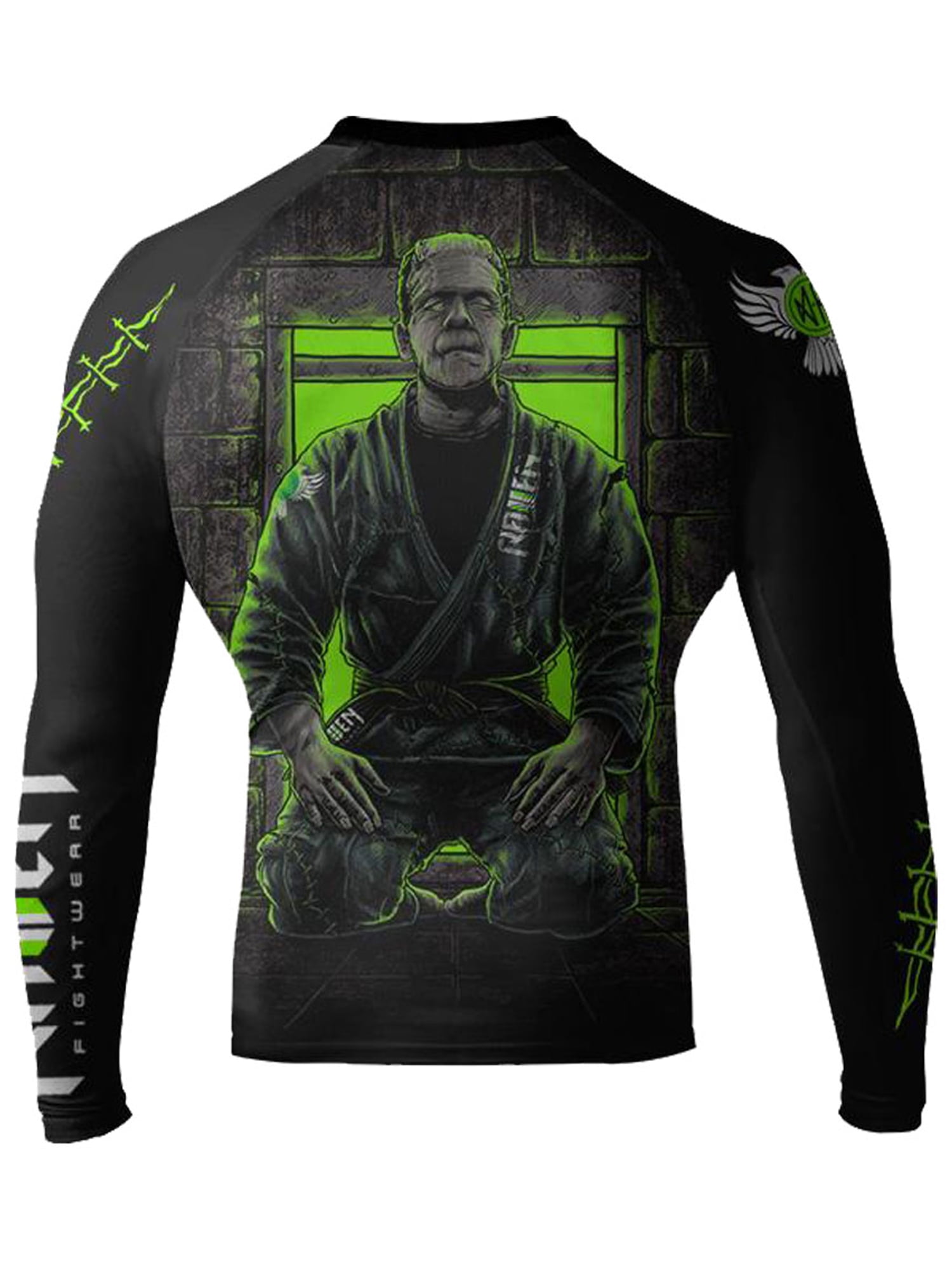 Raven Fightwear Men's Frankenstein's Monster MMA BJJ Rash Guard MMA ...