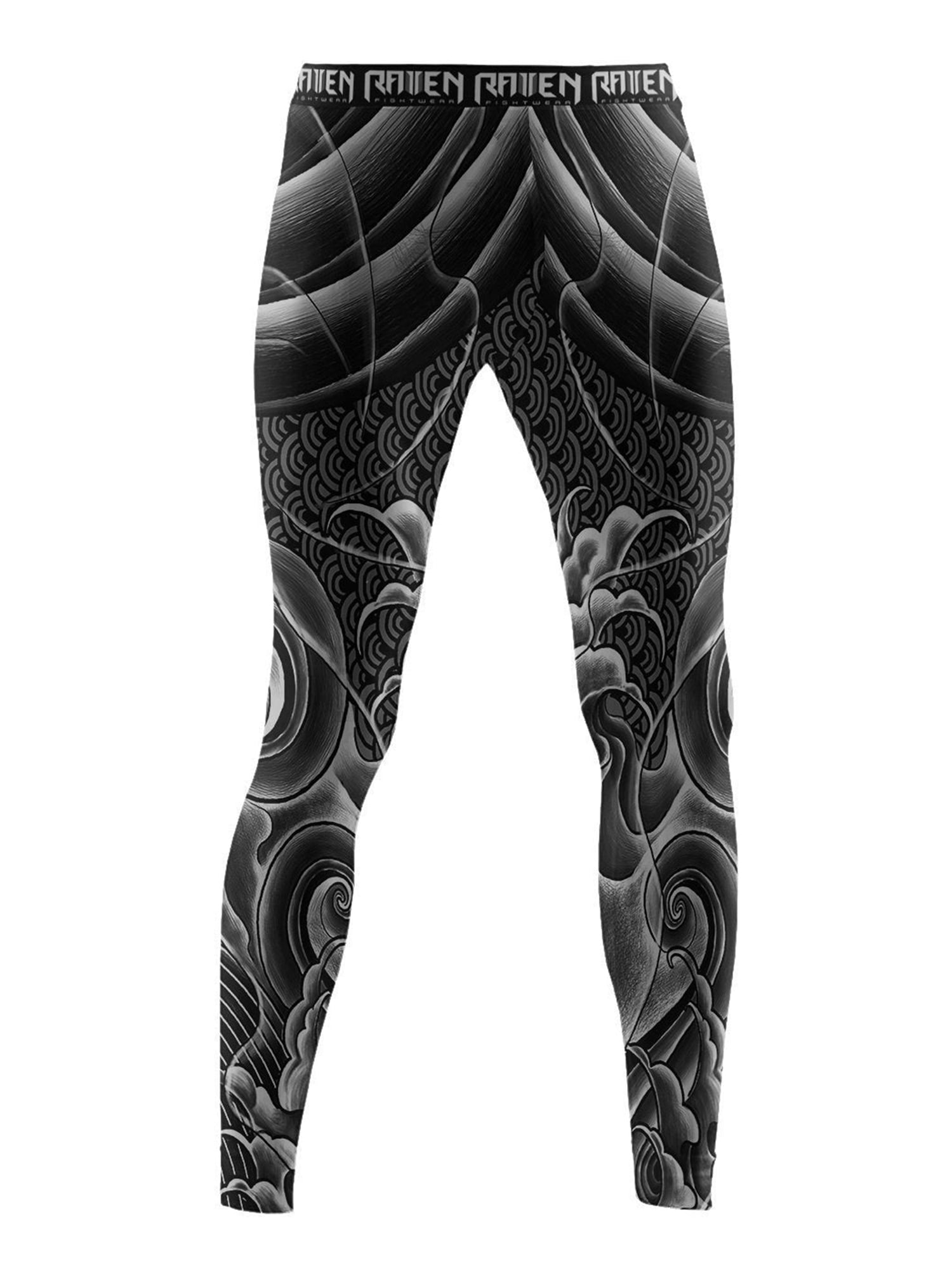 Raven Fightwear Men's Irezumi 2.0 BJJ Spats MMA Grey - Walmart.com