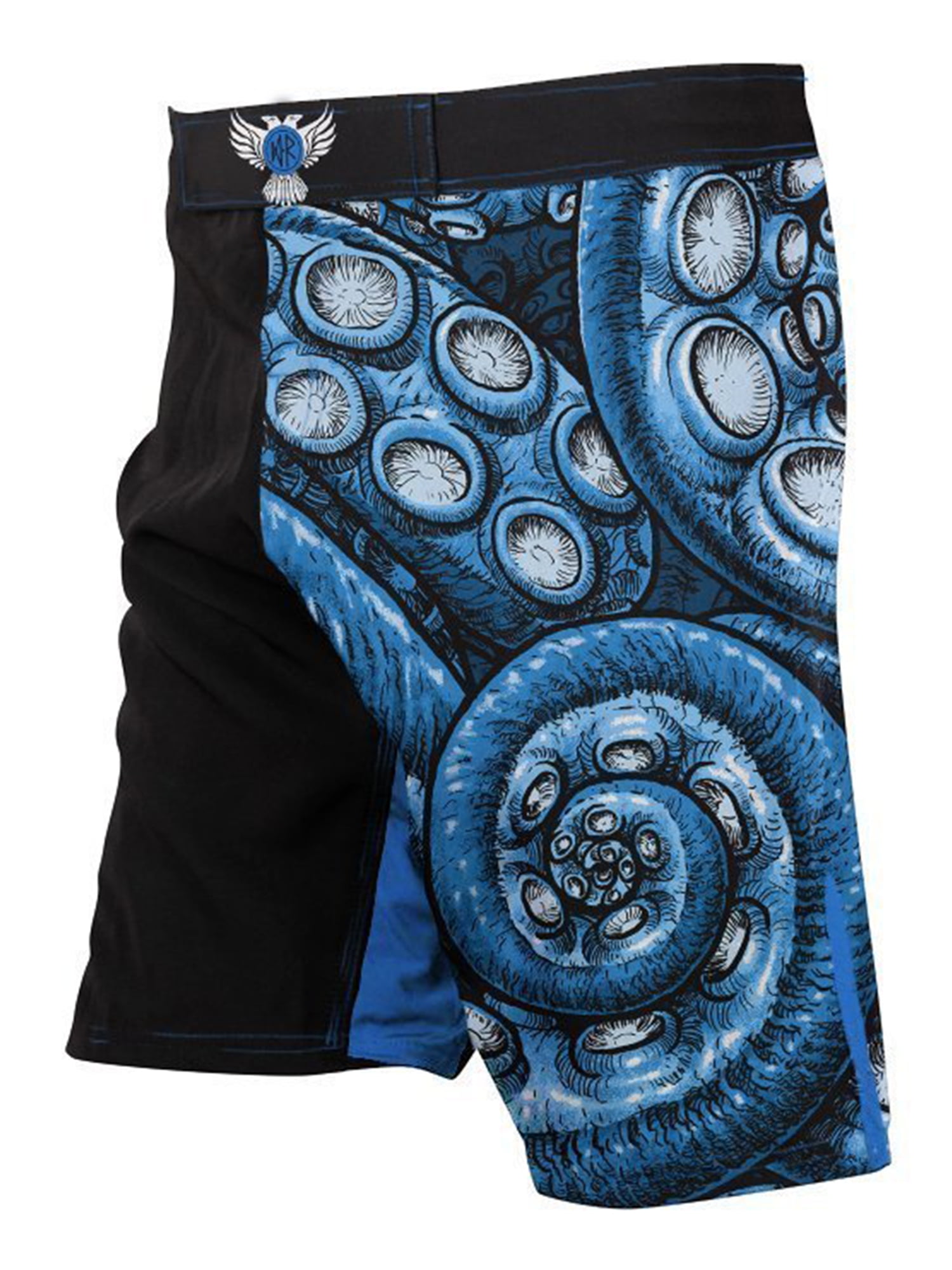 Raven Fightwear Men's Kraken Octopus MMA Shorts BJJ Blue - Walmart.com