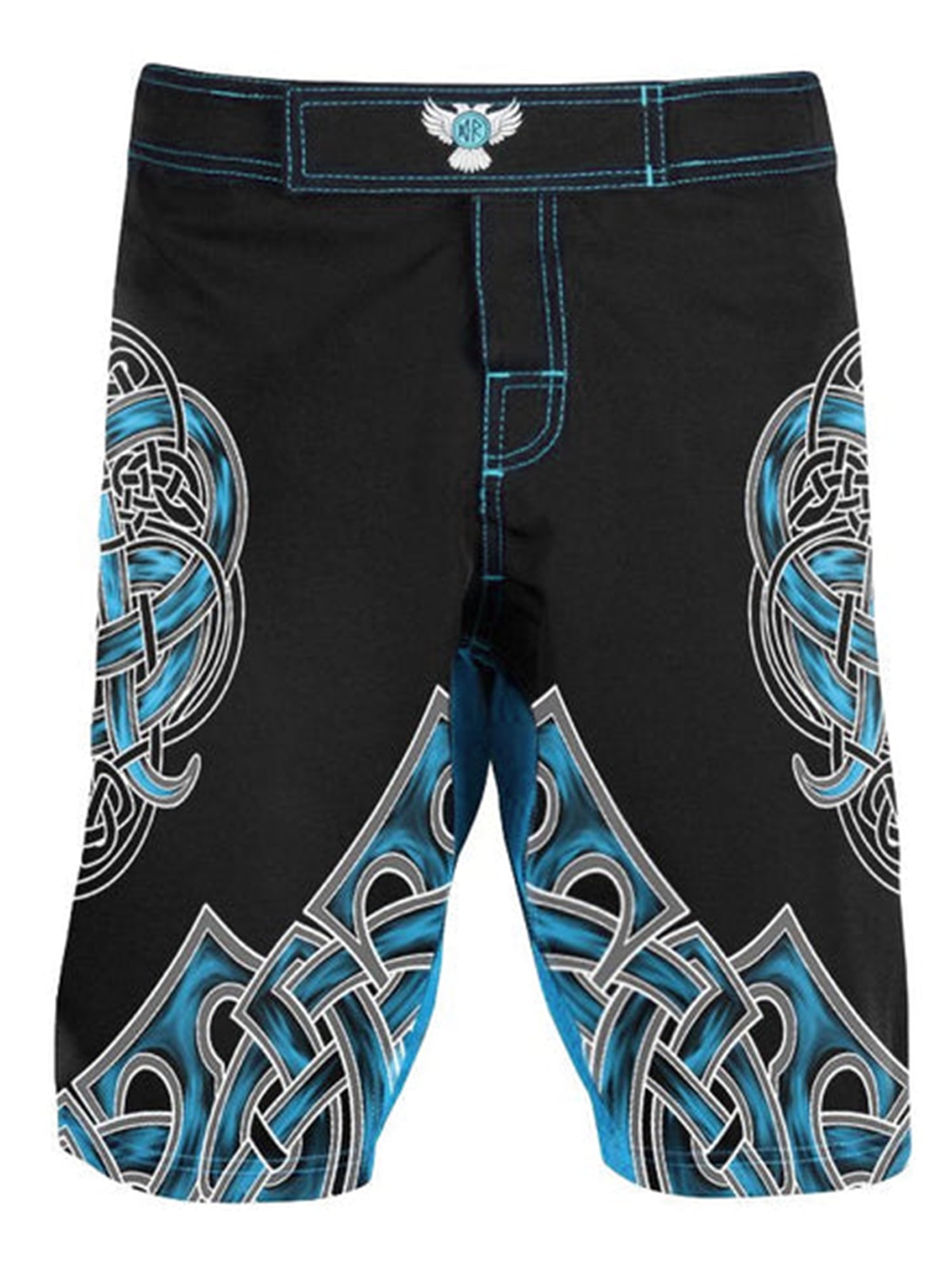 Raven Fightwear Men's Nordic 2.0 MMA Shorts BJJ Blue - Walmart.com