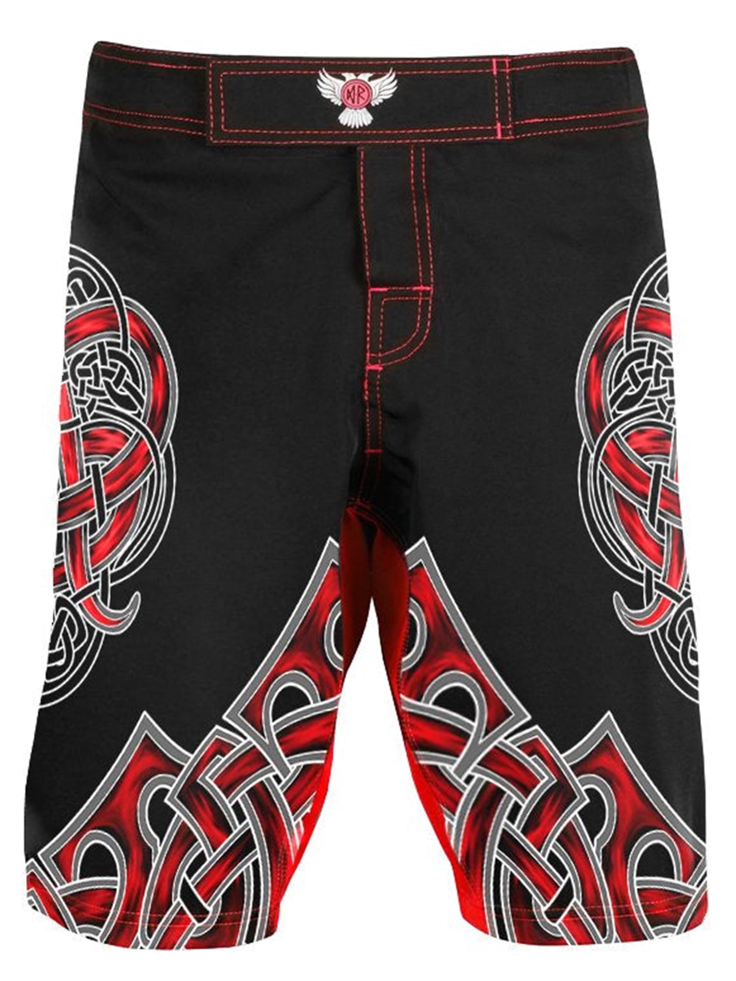 Raven Fightwear Men's Nordic 2.0 MMA Shorts BJJ Red - Walmart.com