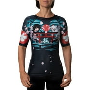 Raven Fightwear Men's BJJ Horror Werewolf Jiu Jitsu BJJ Rash Guard MMA ...