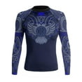 Raven Fightwear Women's Nordic Rash Guard IBJJF Approved MMA BJJ Blue ...