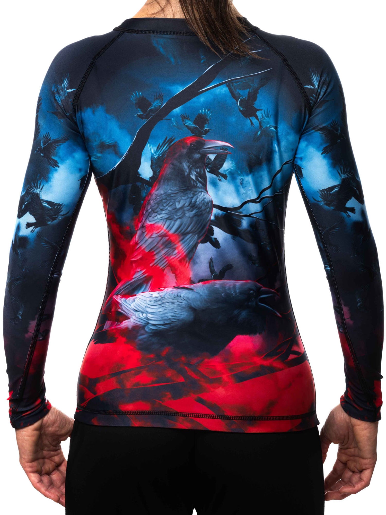 Raven Fightwear Women's The Unkindness BJJ Rash Guard MMA Black ...