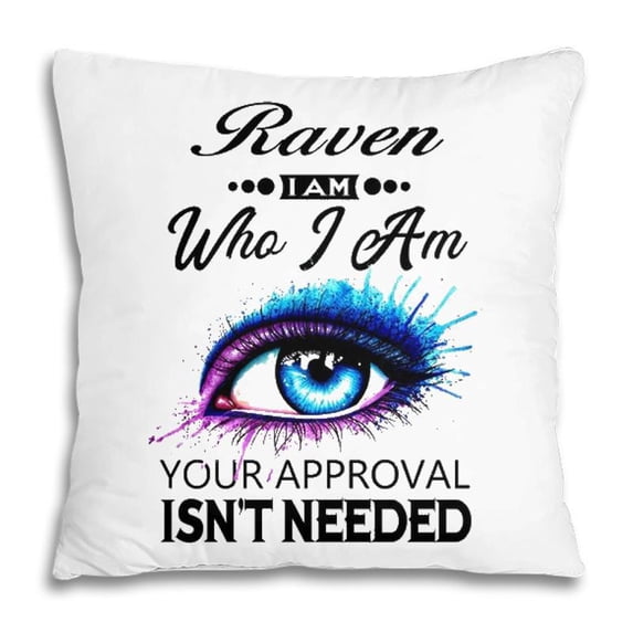 Raven Name Gift Raven I Am Who I Am Pillow - Walmart.com