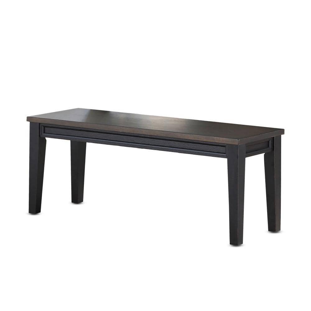 Raven Noir Two Tone Ebony and Driftwood Noir Bench - Walmart.com