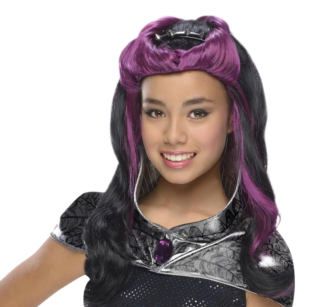 Ever After High Raven Queen Child Costume Wig With Headpiece - Walmart.com