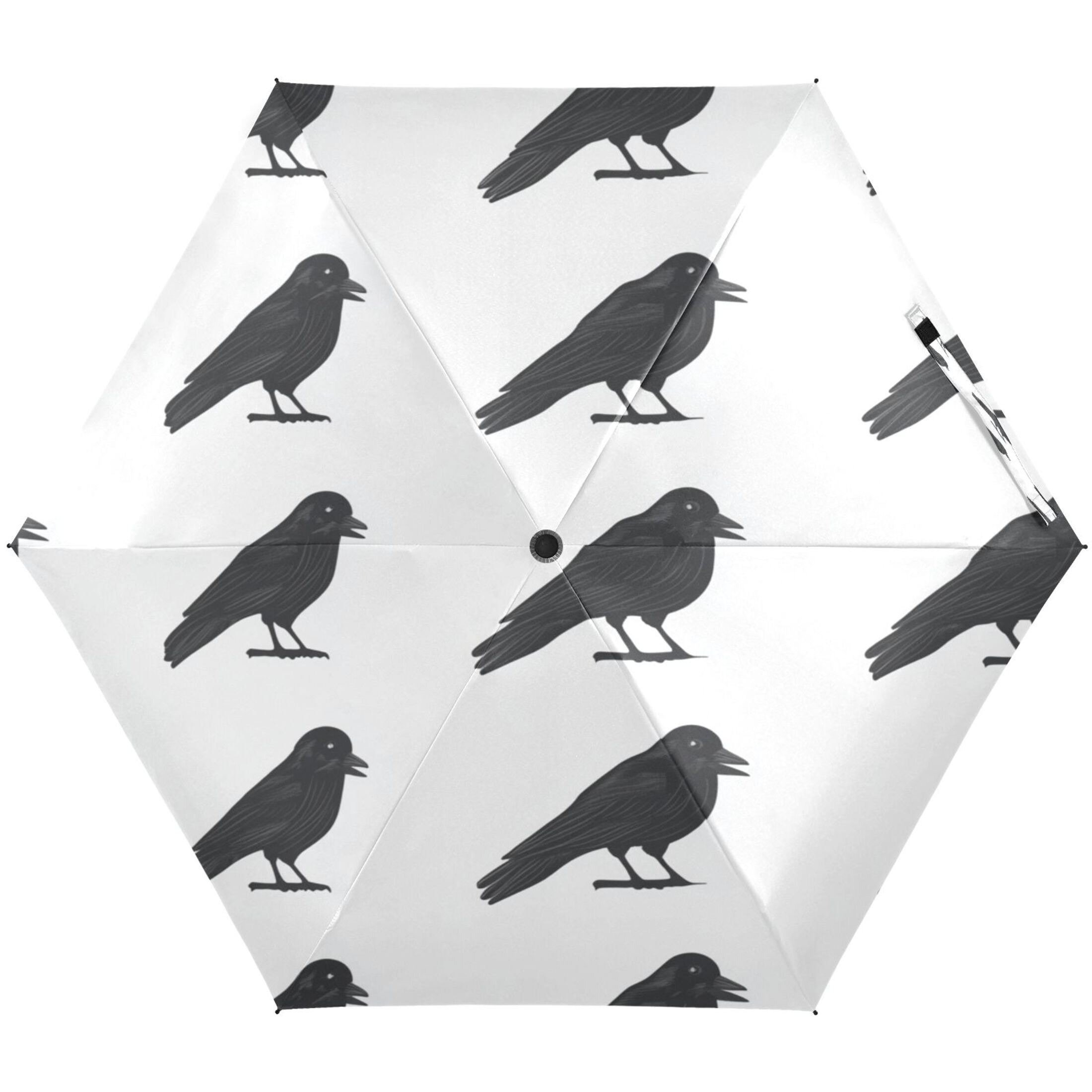 Raven Repetition Umbrellas for Sun Auto Open Close UV50+ Waterproof 5 ...