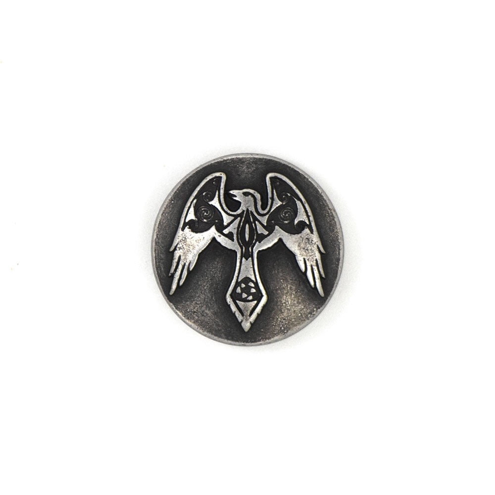 Raven Screw Back Concho, 25mm (1") (AN) - Walmart.com