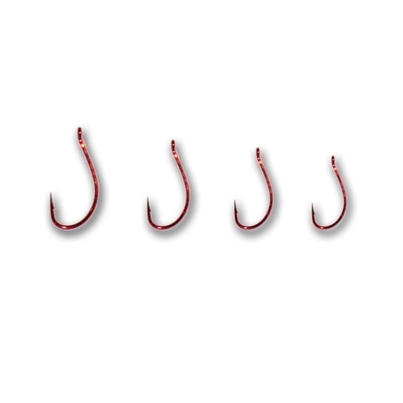 Raven Sedge Supreme Fishing Hooks, RED NO.10, 25/Pack - Walmart.com
