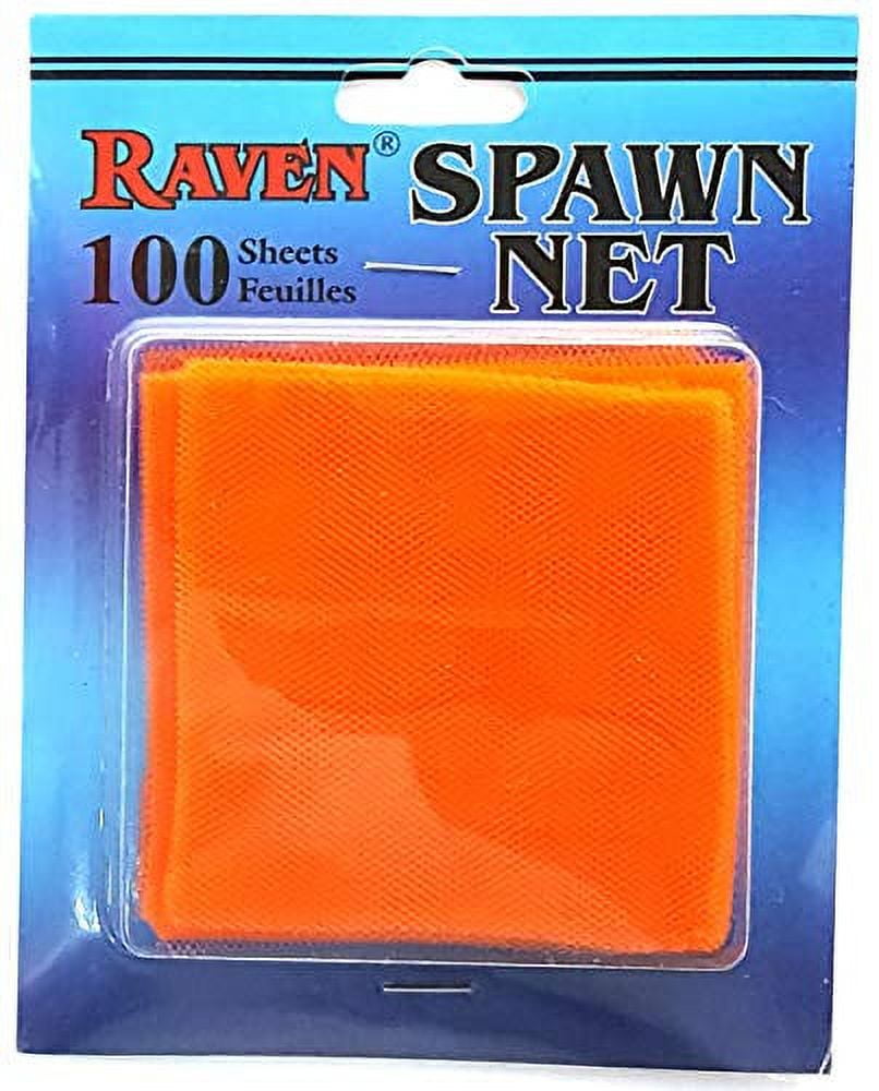 Raven Spawn Fishing Net 100 3 Inch x 3 Inch Sheets Orange - Walmart.com