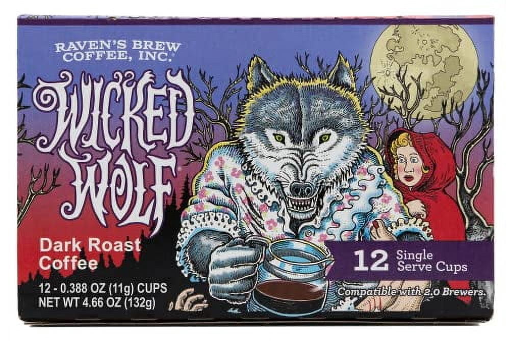Ravenâ€™s Brew Coffee Dark Roast K-Cup Compatible Single Serve Pods â ...