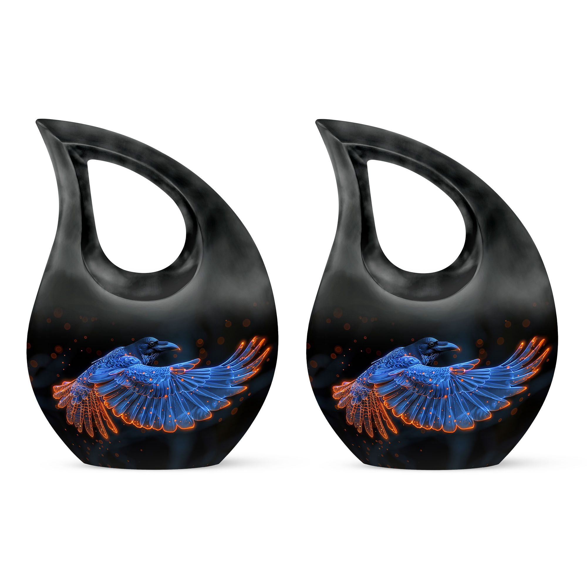 Raven's Mystical Roost Urn - Urn For Ashes Adult Male - Adult Cremation ...