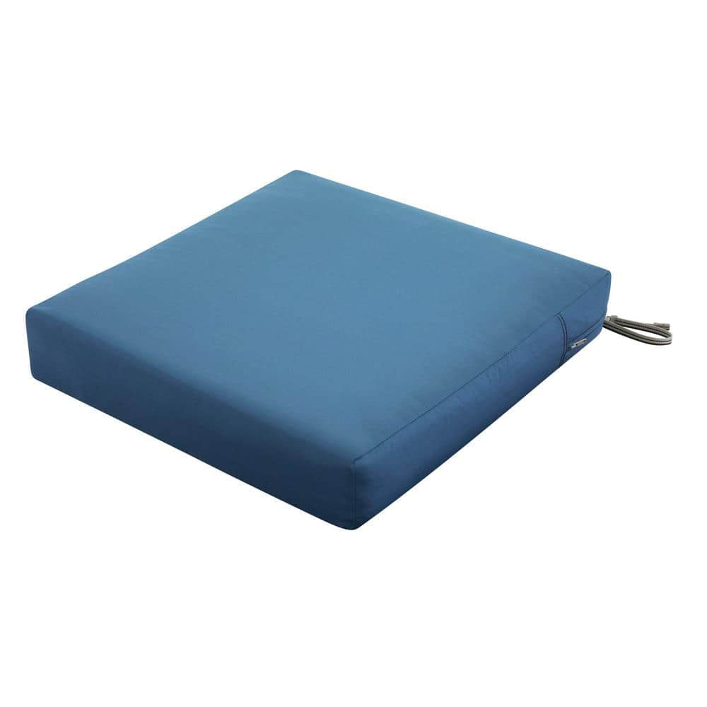 Ravenna Empire Blue 23 in. W x 23 in. D x 5 in. T Deep Seating Outdoor ... Ravenna Empire Blue 23 in. W x 23 in. D x 5 in. T Deep Seating Outdoor ...
