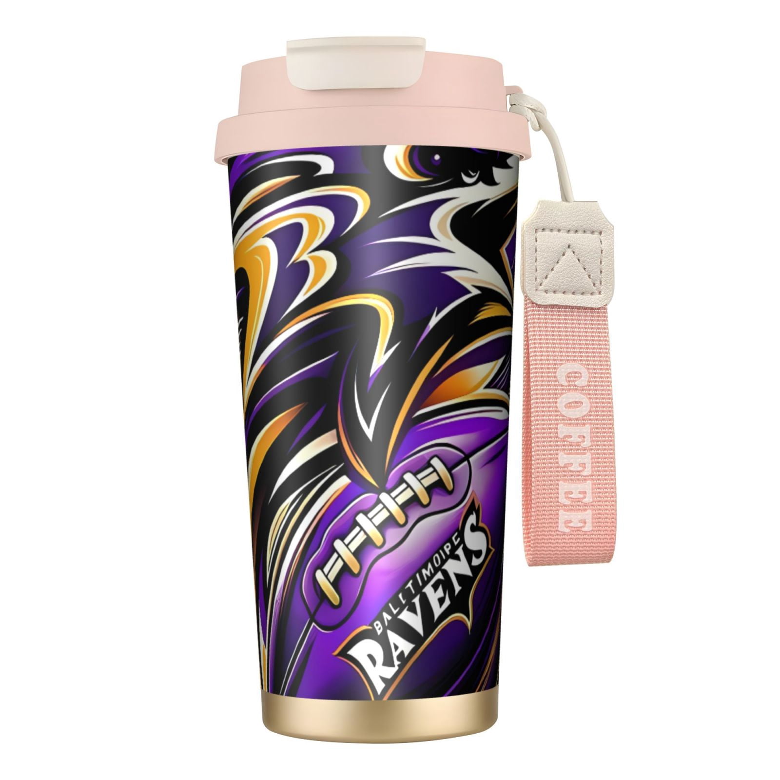 Ravens 316 Stainless Steel Coffee Cup Sports Travel Cup Leakproof, Mug ...