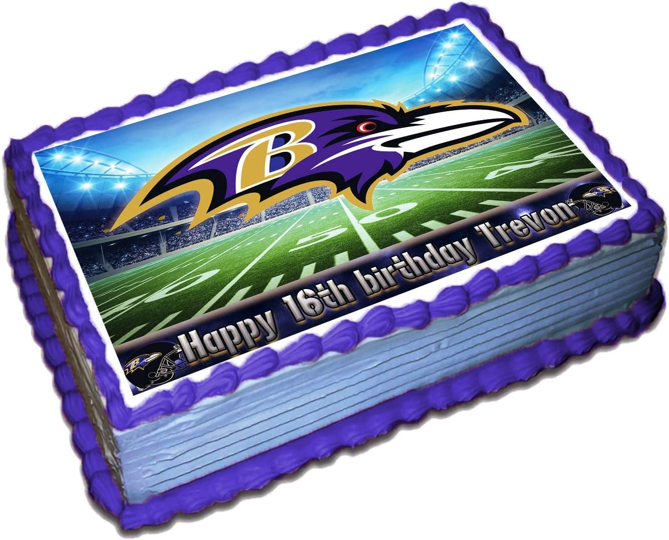 Ravens Cake Topper 1/2 11.7 x 17.5 Inches Birthday Cake Topper ...