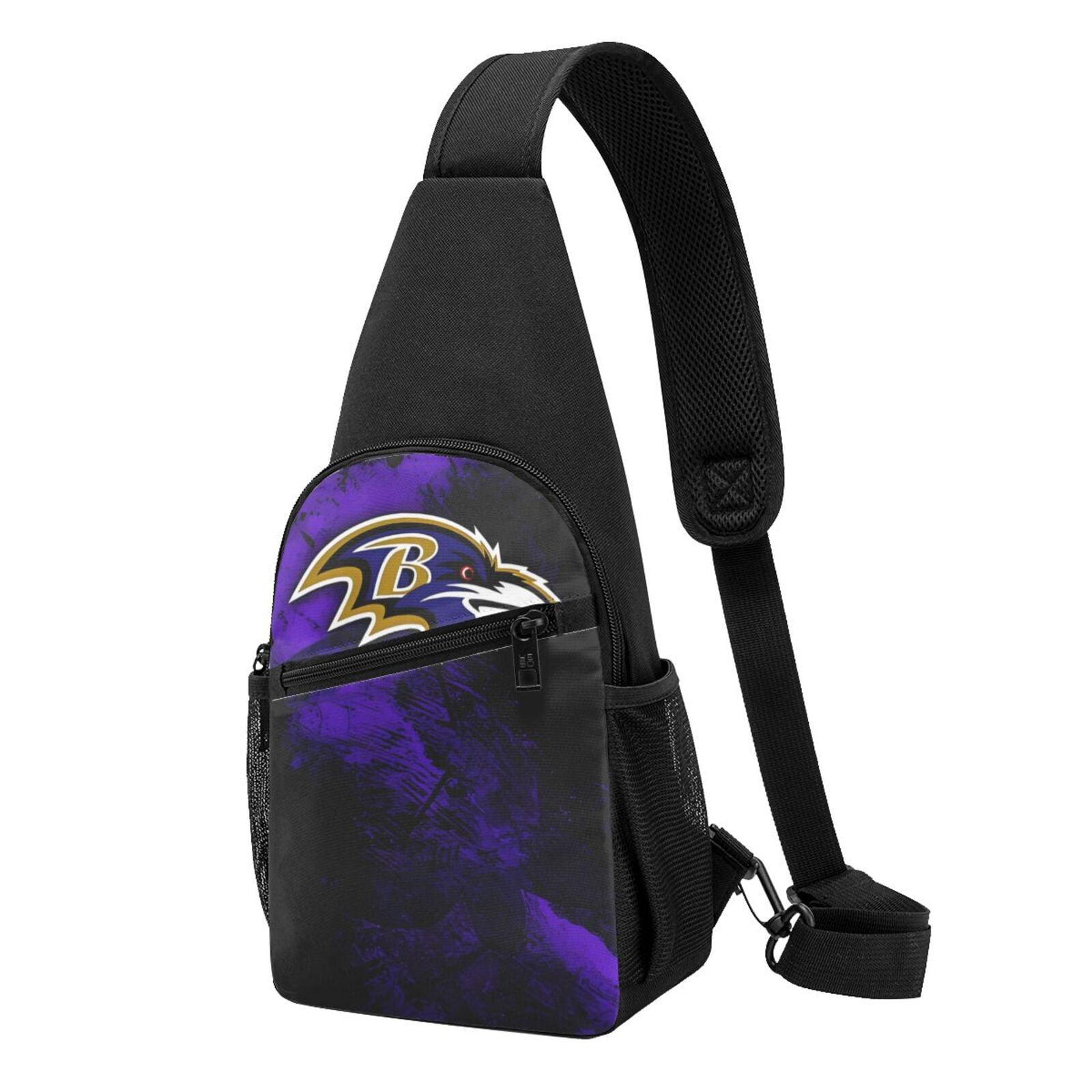 Ravens Chest Pack Mini Sling Bag Women Men, Sling Backpack Chest ...