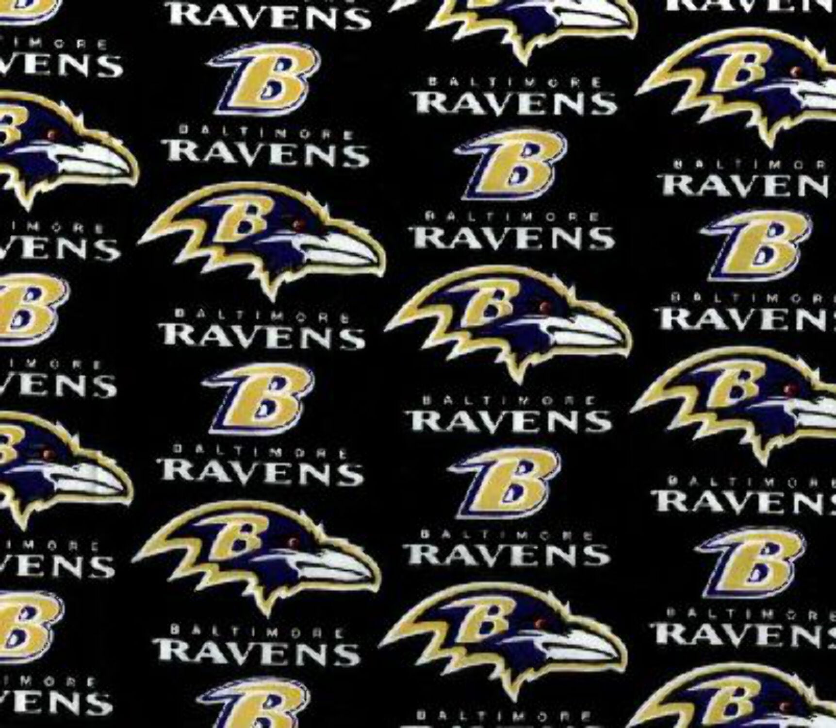Ravens Cotton Fabric - Walmart.com