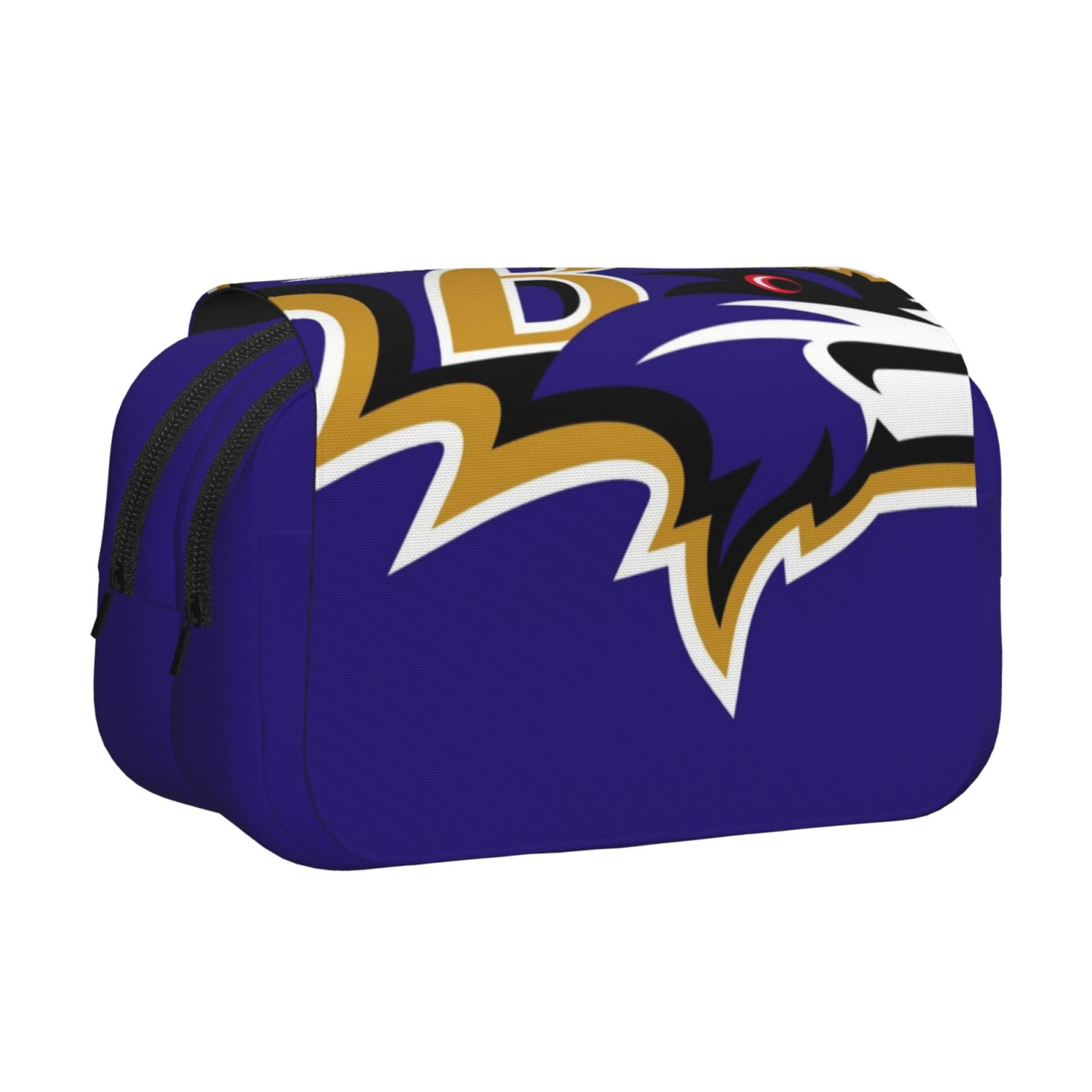 Ravens Double Clamshell Pen Case Holder Bulk Soft Box Large Storage ...