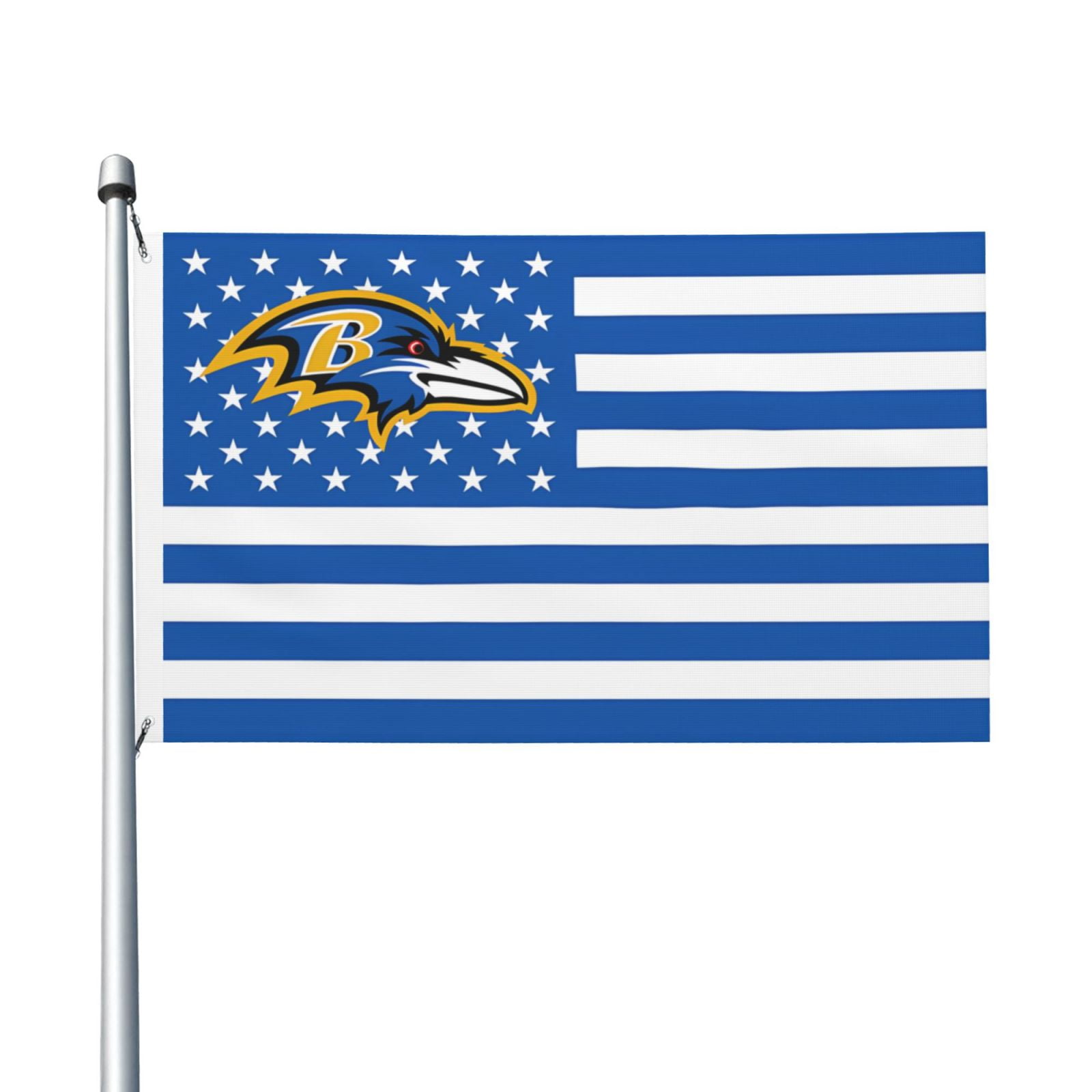 Ravens Flag 3x5FT Outdoor Double Sided Heavy Duty Polyester Flags Long ...