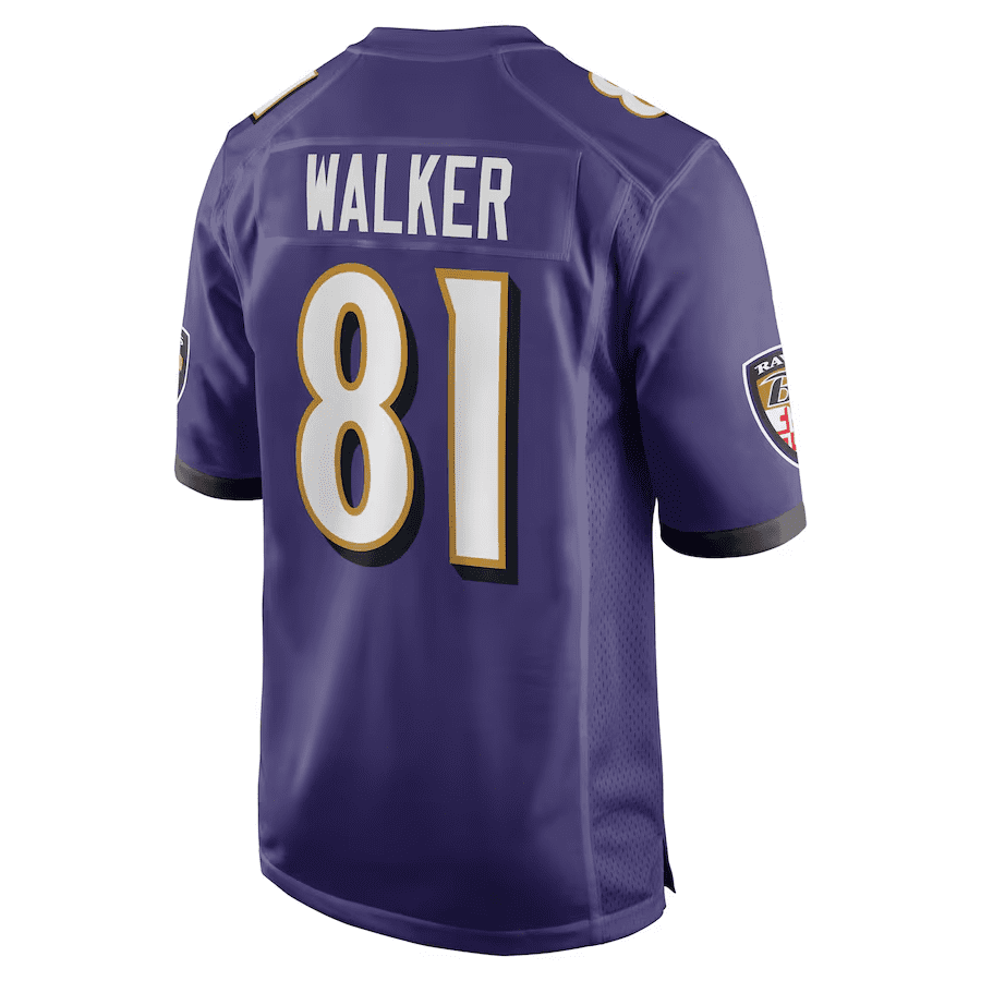Ravens Football Shirt Devontez Walker#81 Sports Team Game Fans For Men ...