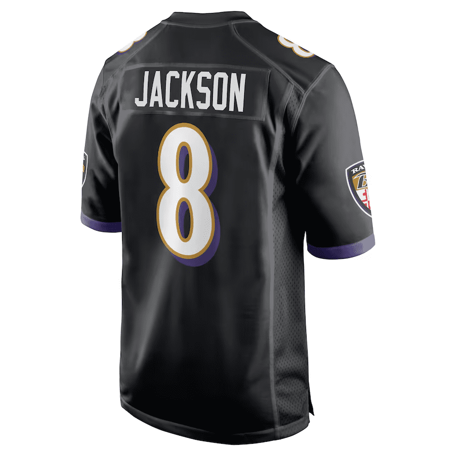 Ravens Football Shirt Lamar Jackson#8 Sports Team Game Fans For Men ...
