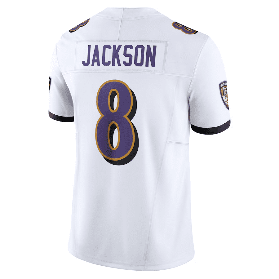 Ravens Football Shirt Lamar Jackson#8 Sports Team Game Fans For Men ...