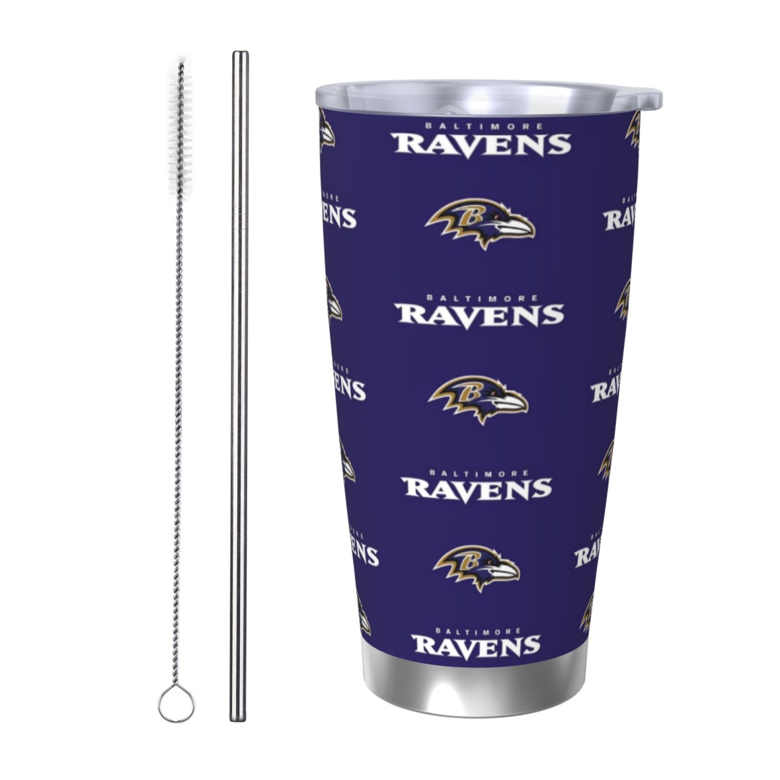 Ravens Football Team 20 oz Car Stainless Steel Leak-proof Cup, Travel ...