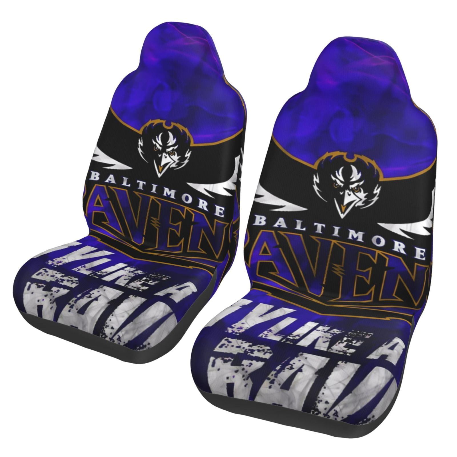 Ravens Football Team Car Seat Protectors, Fabric Non-slip Waterproof ...