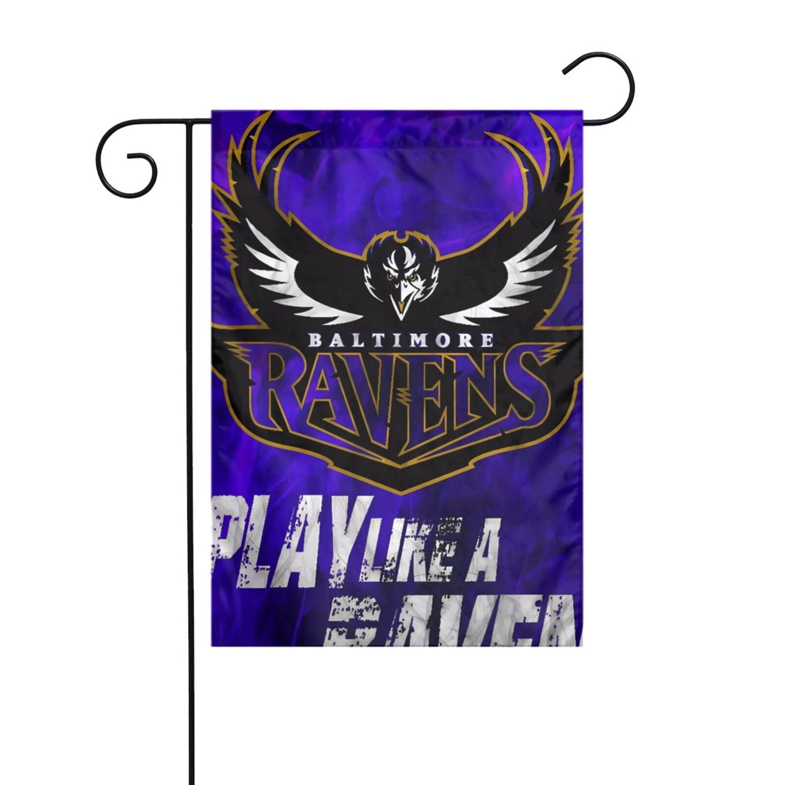 Ravens Football Team Double Sided Decorative Flag Courtyard Garden Flag ...